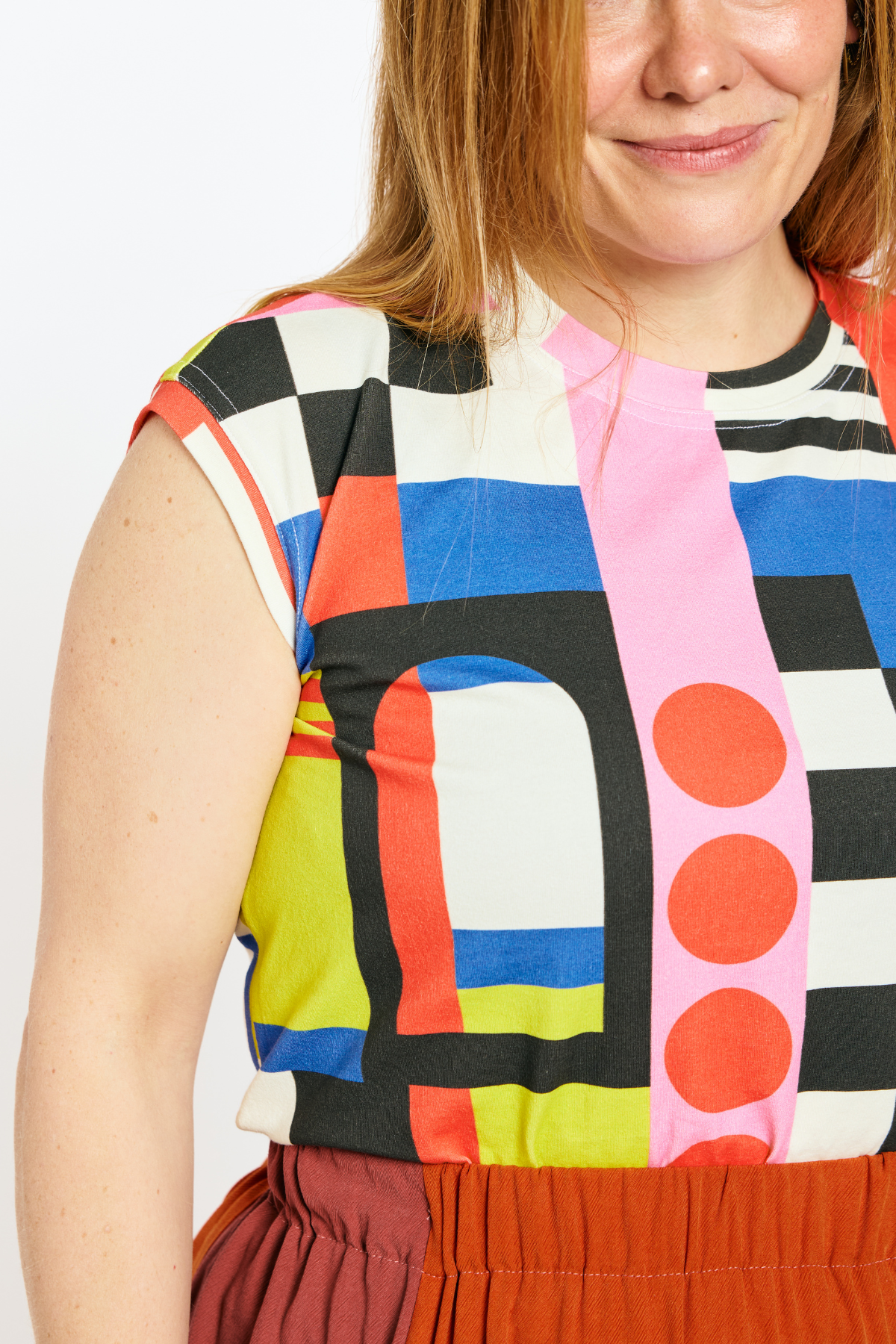 Colorful & Organic Tank Top - Bauhaus – Lilla Barn Clothing